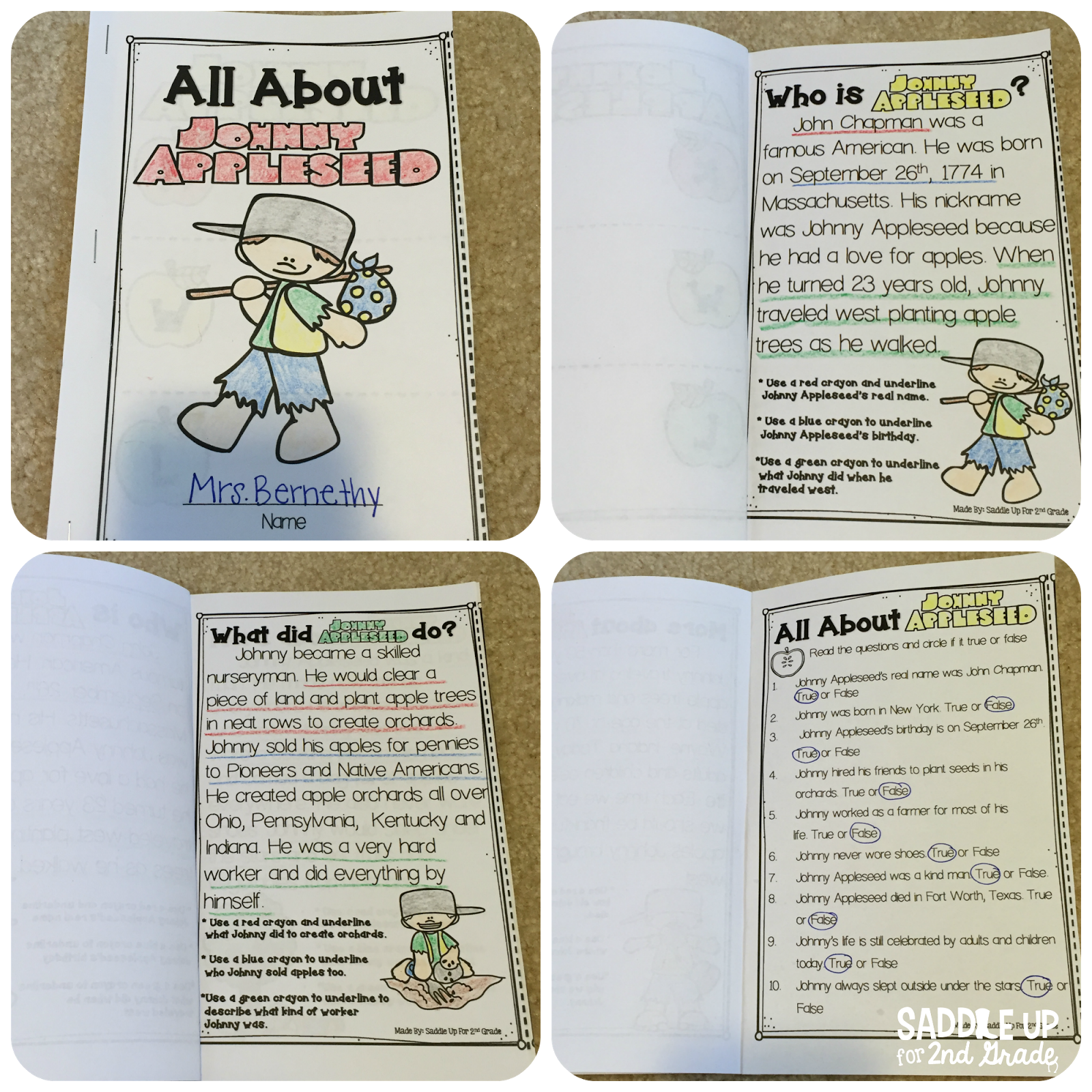 Johnny Appleseed - Saddle Up for 2nd Grade