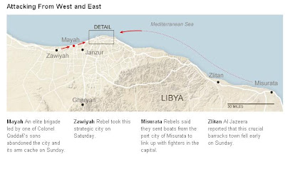 Geographic Travels: Libya War Maps: The Seventh Post - The Invasion of ...