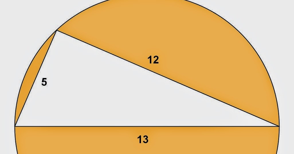 Math Principles: Triangle Inscribed in a Circle Problems, 2