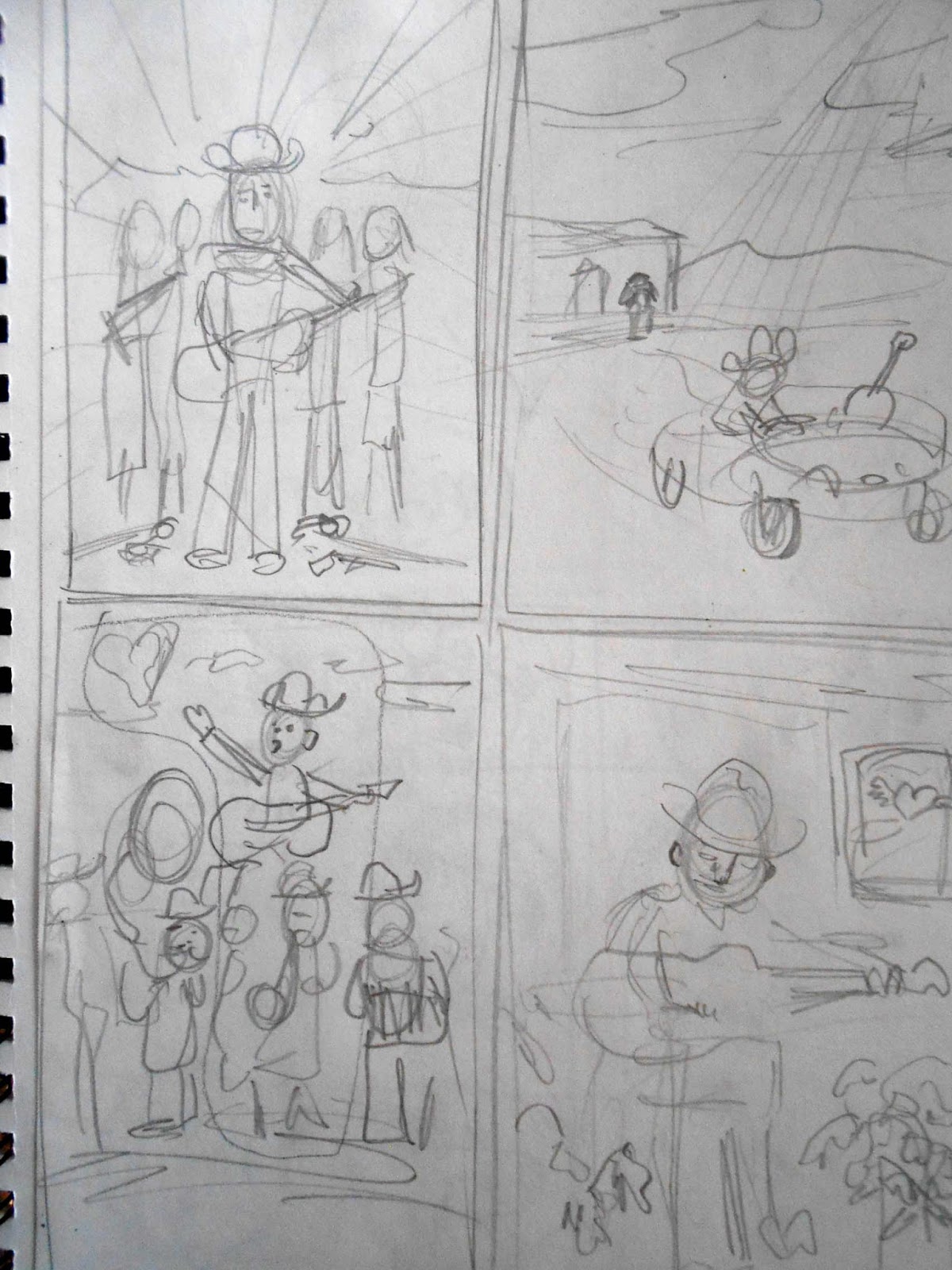 Curso de Ilustración 1 San Carlos 2013: Bocetos - Brenda Castrejón