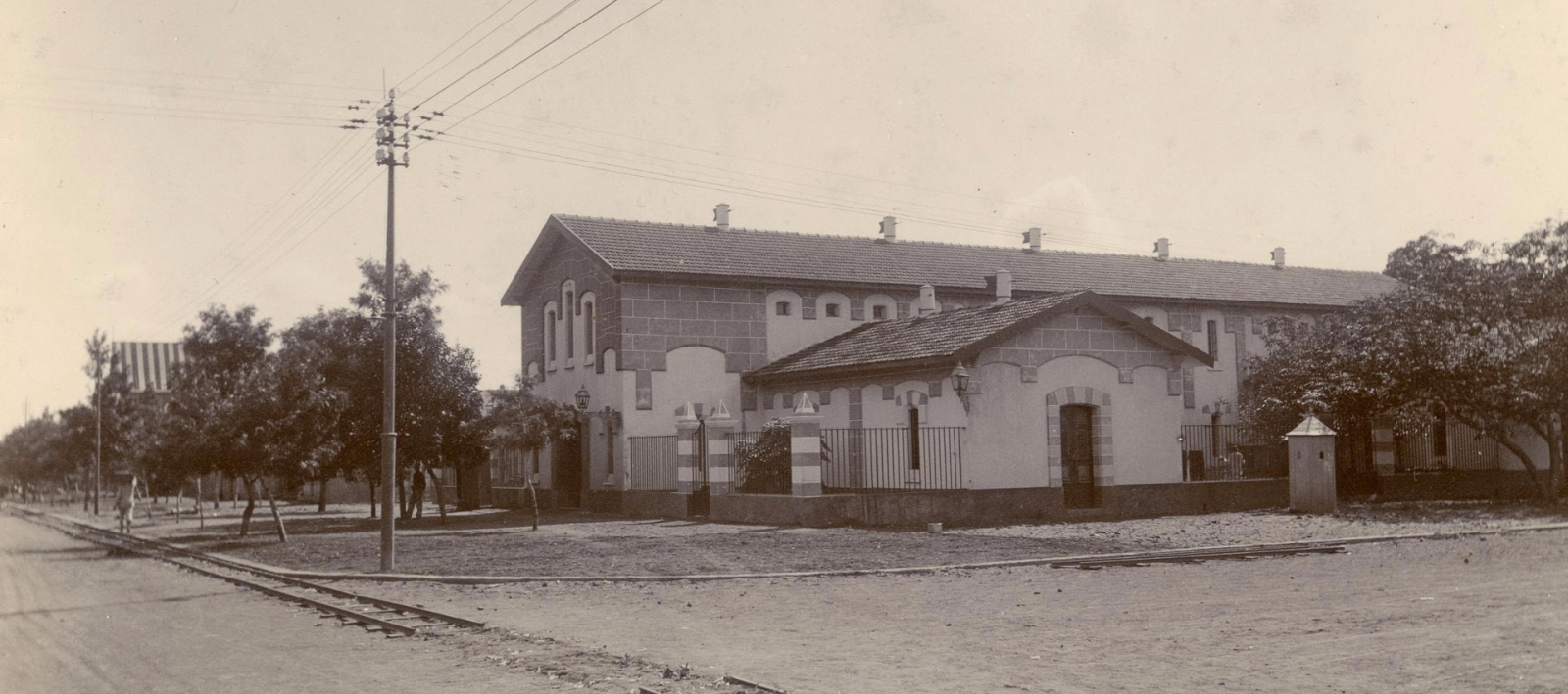 Cadeia Civil de cerca de 1887 na Baixa de Maputo, antiga Lourenço Marques