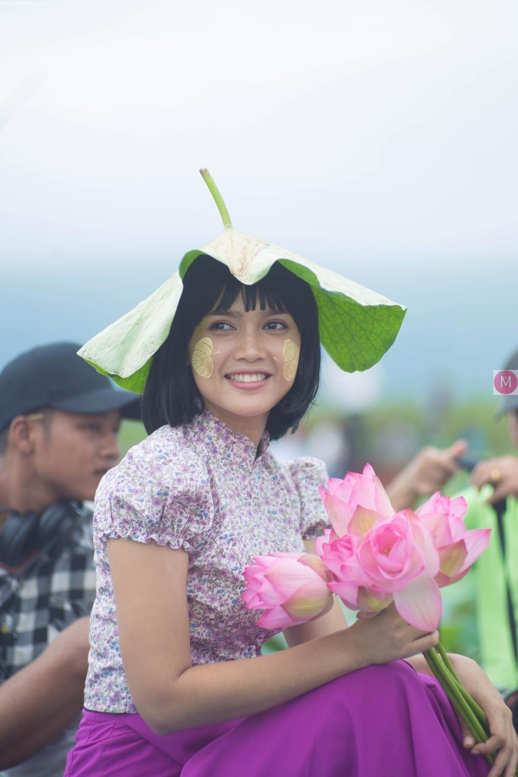 Aye Myat Thu and A Linn Yaung Behind The Scenes Shot in Son Ye Gyi Inn ( Aye Myat Thu-39 ...