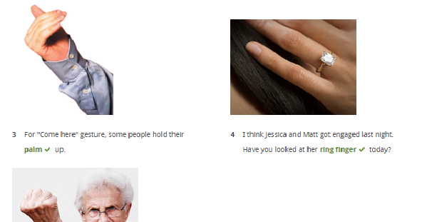 Help Top notch 2 Tercera Edición: Vocabulary: The hand 2 Top Notch 2 ...