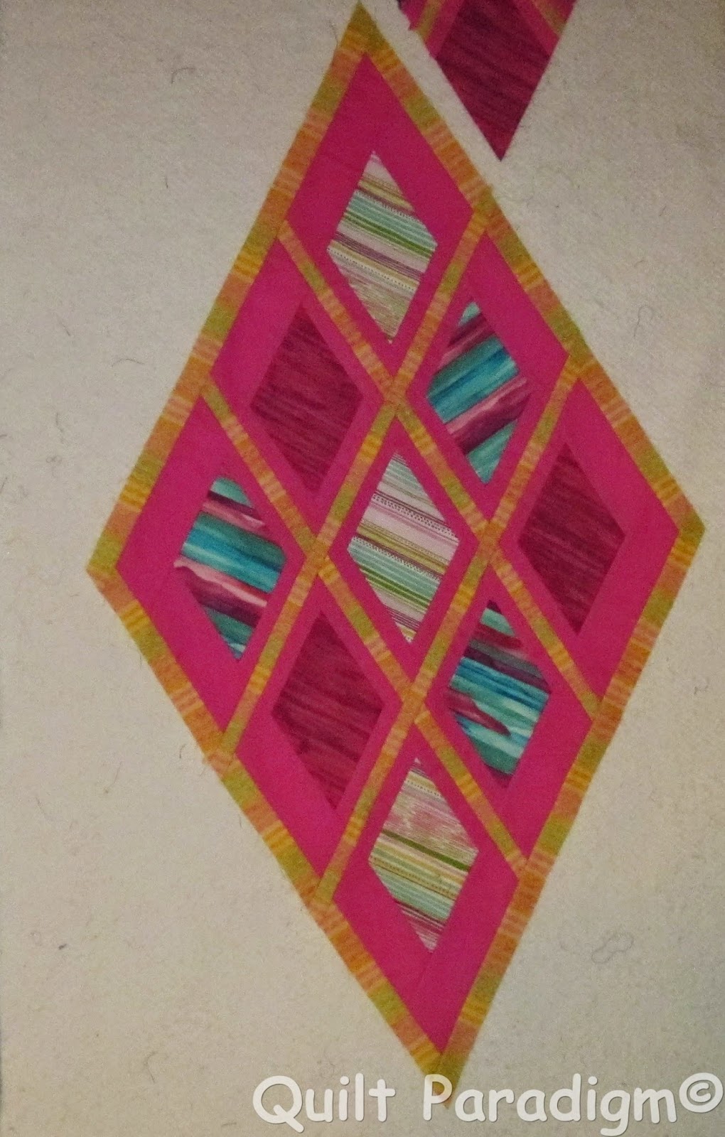 Quilt Paradigm: Twirling Aqua