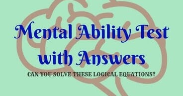 Mental Ability Test: Reasoning Puzzle Questions and Answers