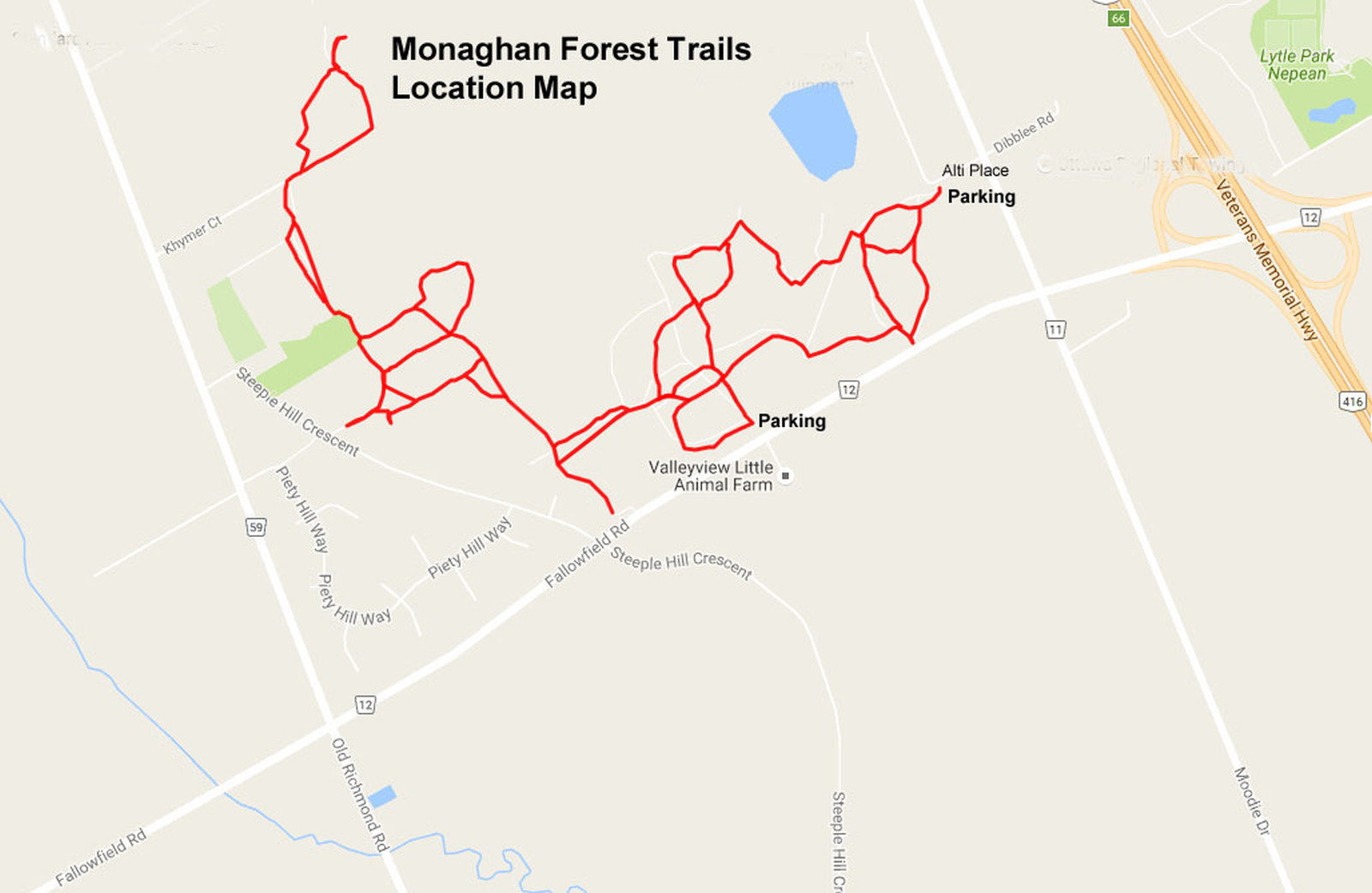 Richard's GPS Trail Maps: Monaghan Forest Trails