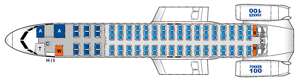 Fokker 100 - Pusat Pesawat Terbang