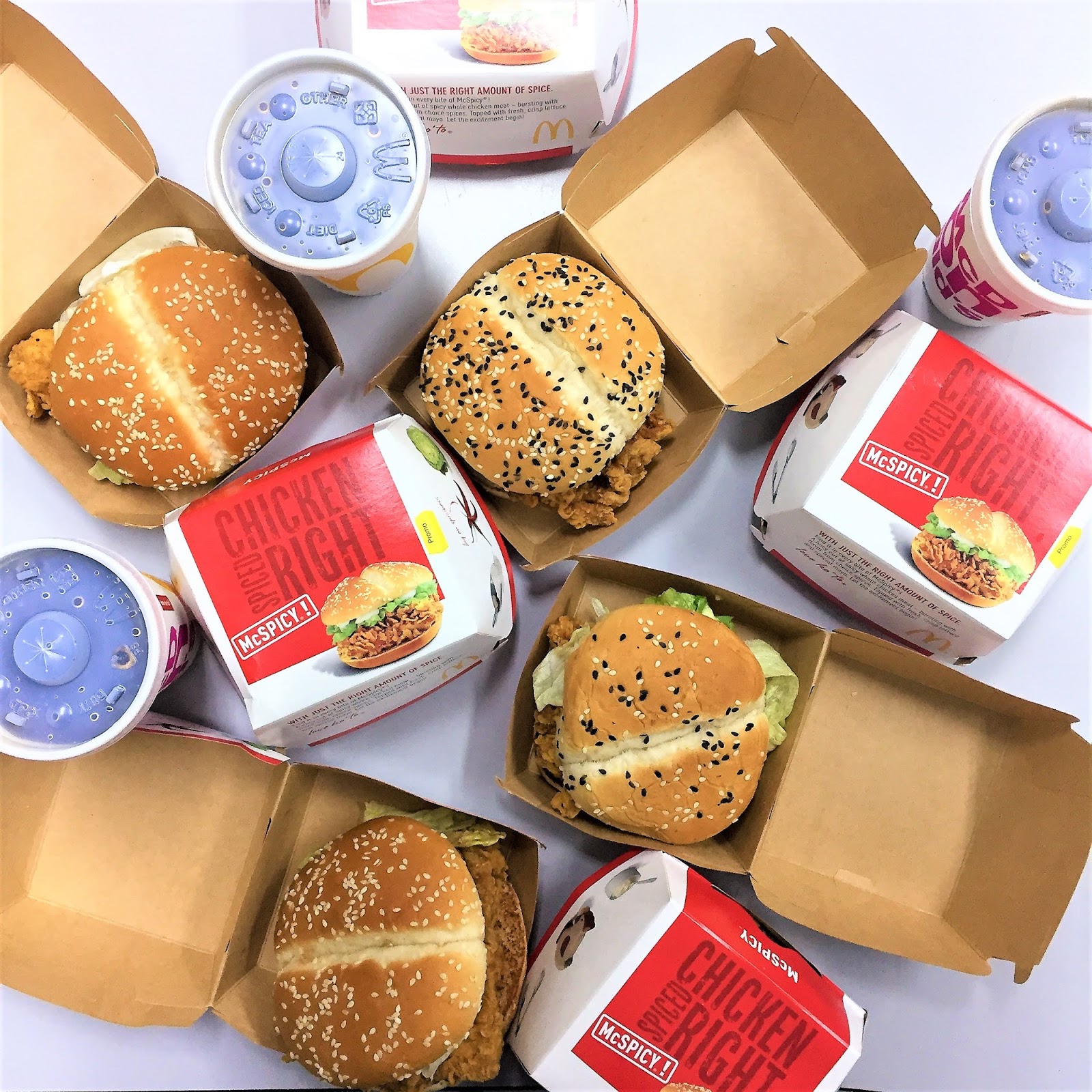 The Food Alphabet: Crave for more McSpicy - in Original and Garlic Parmesan