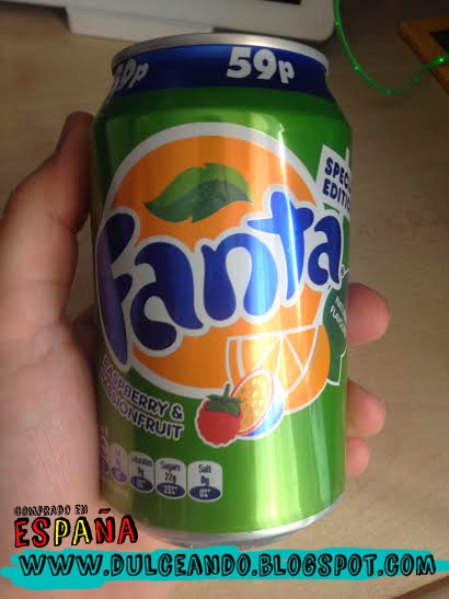 Fanta frambuesa y fruta de la pasion - dulceando