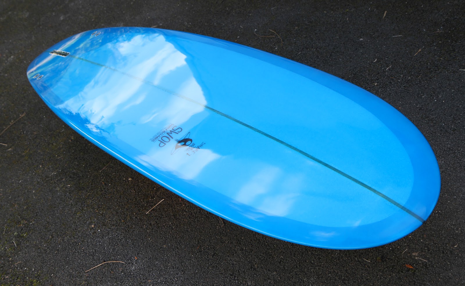 swop surfboards: BLUE MINI TANKER