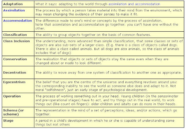Educational Psychology 1: Cognitive development: The theory of Jean Piaget