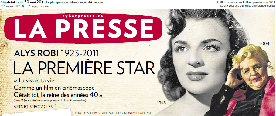 Fogosa Fuga: Alys Robi, cantora quebequense