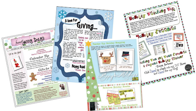Rockin' Teacher Materials: Winter Holidays Teaching Tips and Freebies