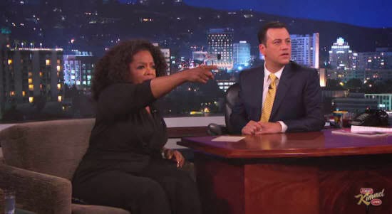 Jimmy Kimmel Made Pizza For Oprah (PHOTOS)