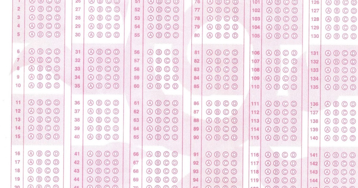 COMPETITIVE EXAM ASSISTANCE: Sample Omr sheet