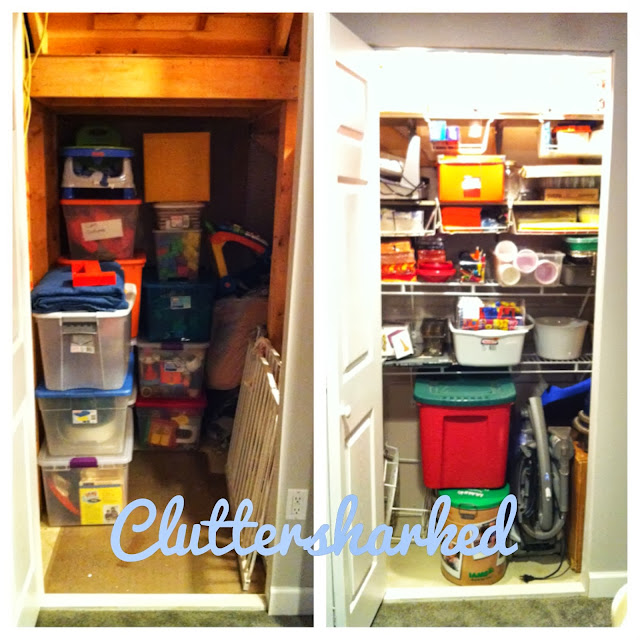 everywhere orange: I've been cluttersharked!