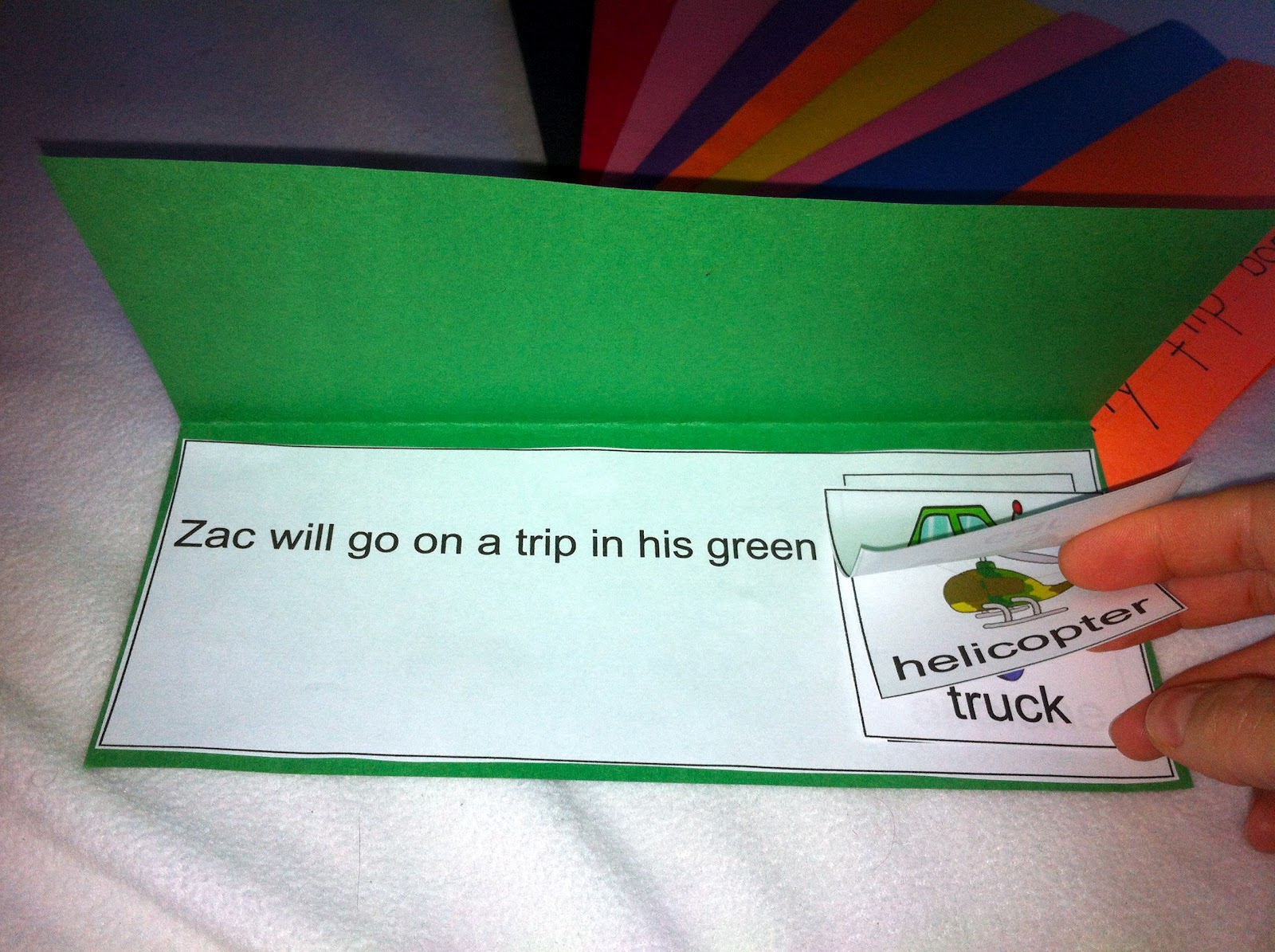 Fabiana Carter : Sentence Flip Book