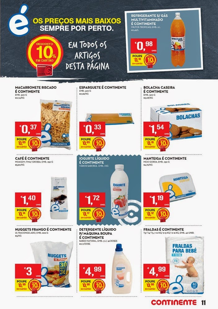 Novas Promoções : Promoções Continente - Marca"é"