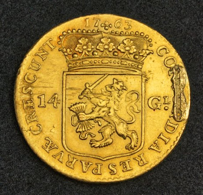 Utrecht "Golden Rider" - 14 Gulden Gold coin, 1763|World Banknotes ...