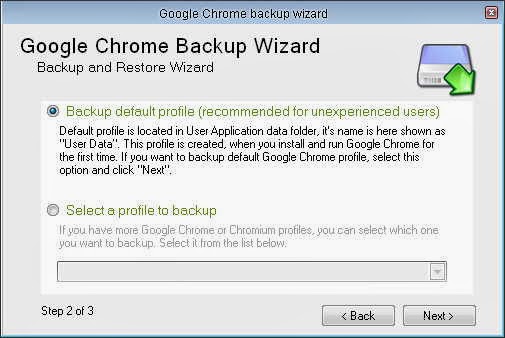Solutie de Backup / Restore in Google Chrome. ~ SimpluIT