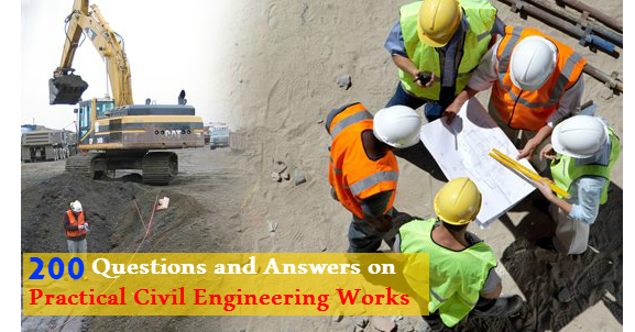 Practicle Civil engineering Questions and answers - مجلتك المعمارية