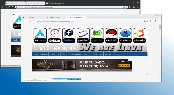 Teste a nova interface do Google chrome