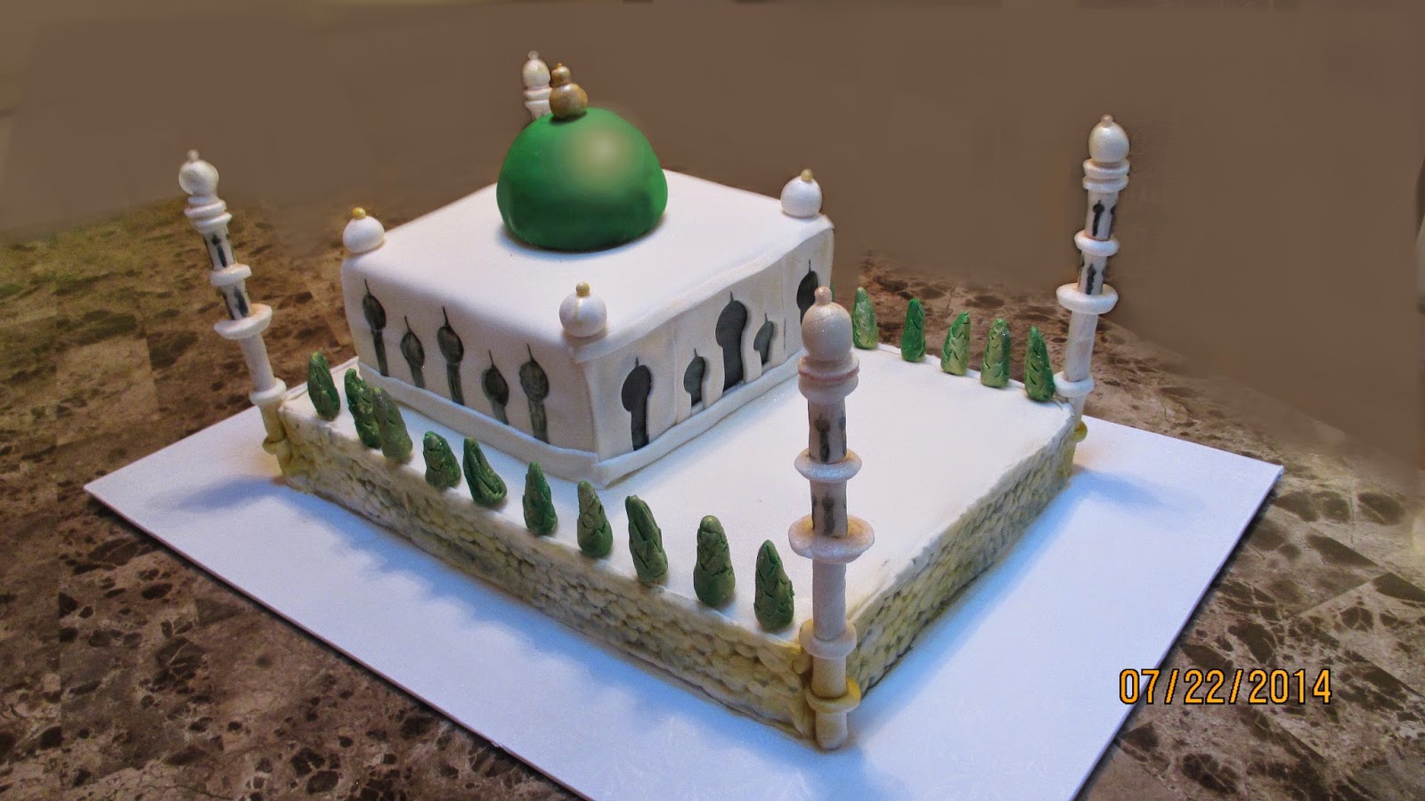 Artnscience Creations: Masjid cake
