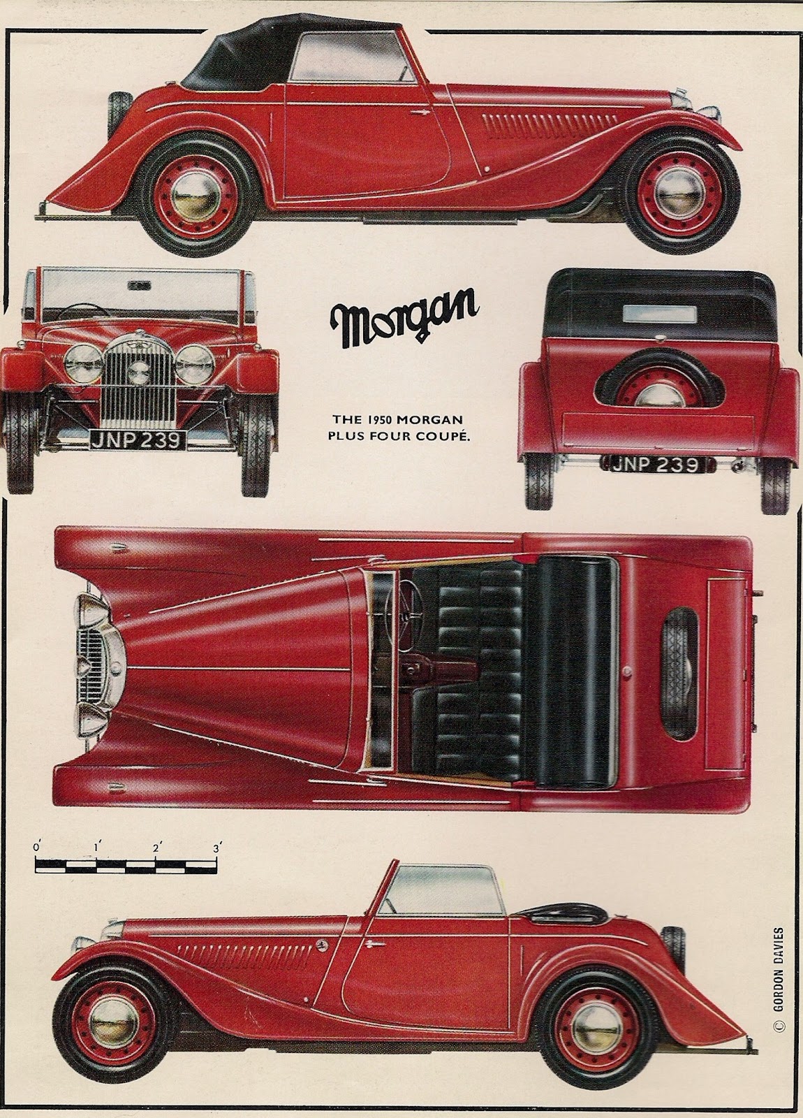 MSCCC Blog: Wooden Morgan: 1950 Drop Head Coupe
