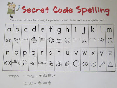 The Popcorn Reader: Secret Code Spelling: Idea #124