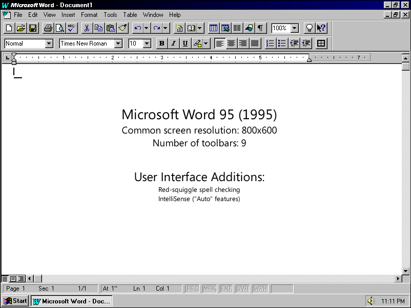 Perkembangan Microsoft Word dari Microsoft Corporation dan Tampilannya ...
