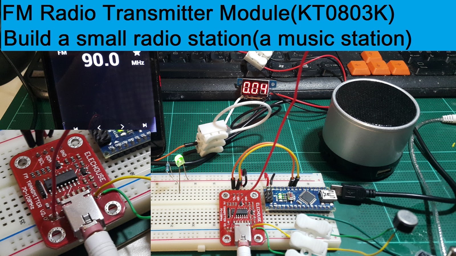 JoeGTEC's path: (KT0803K) FM Radio Transmitter Module build a small ...