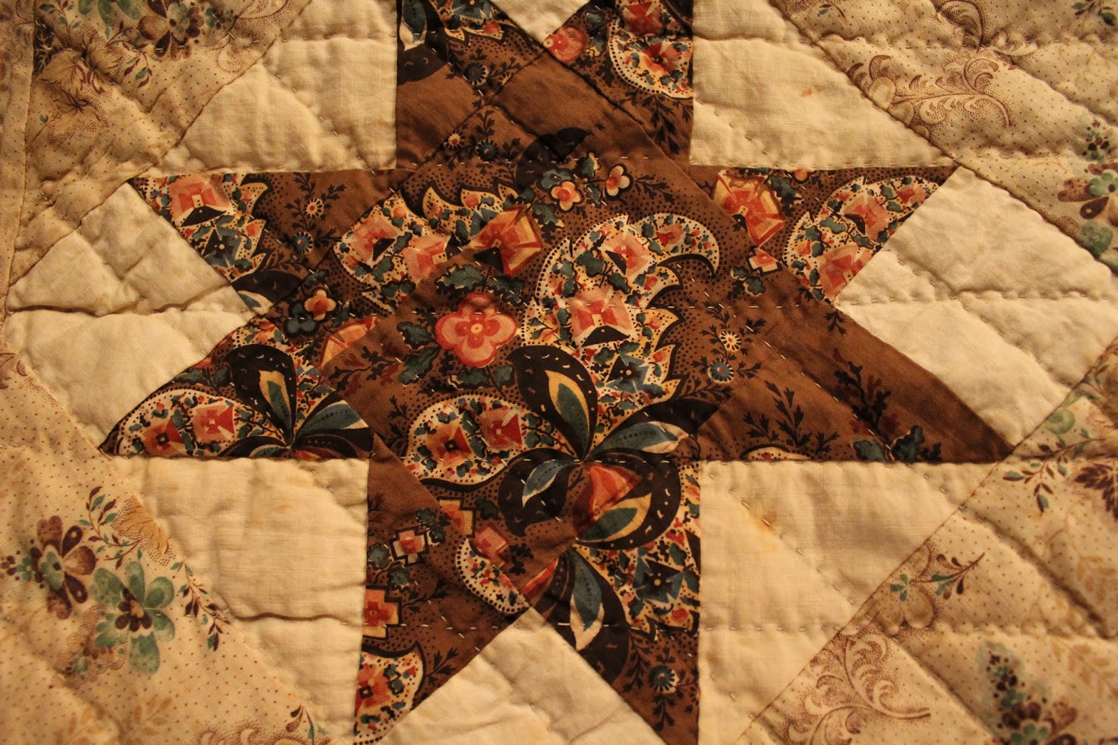 Textile Time Travels: Early Quaker Star Quilt
