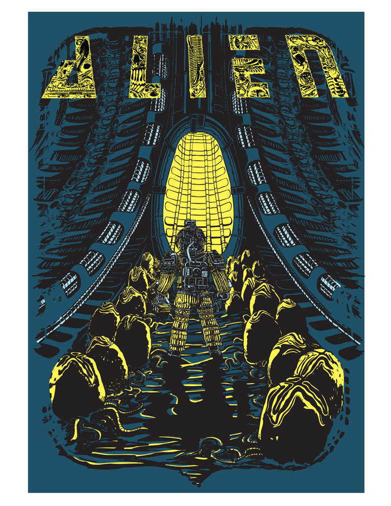 Bloody Pit of Rod: ALIEN (1979) Poster Art
