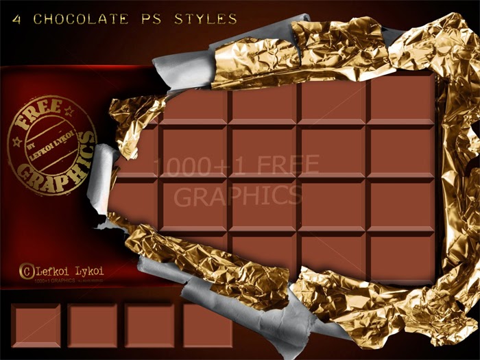 4 Chocolate PS Styles.asl High Quality | Στάλες στο γαλάζιο