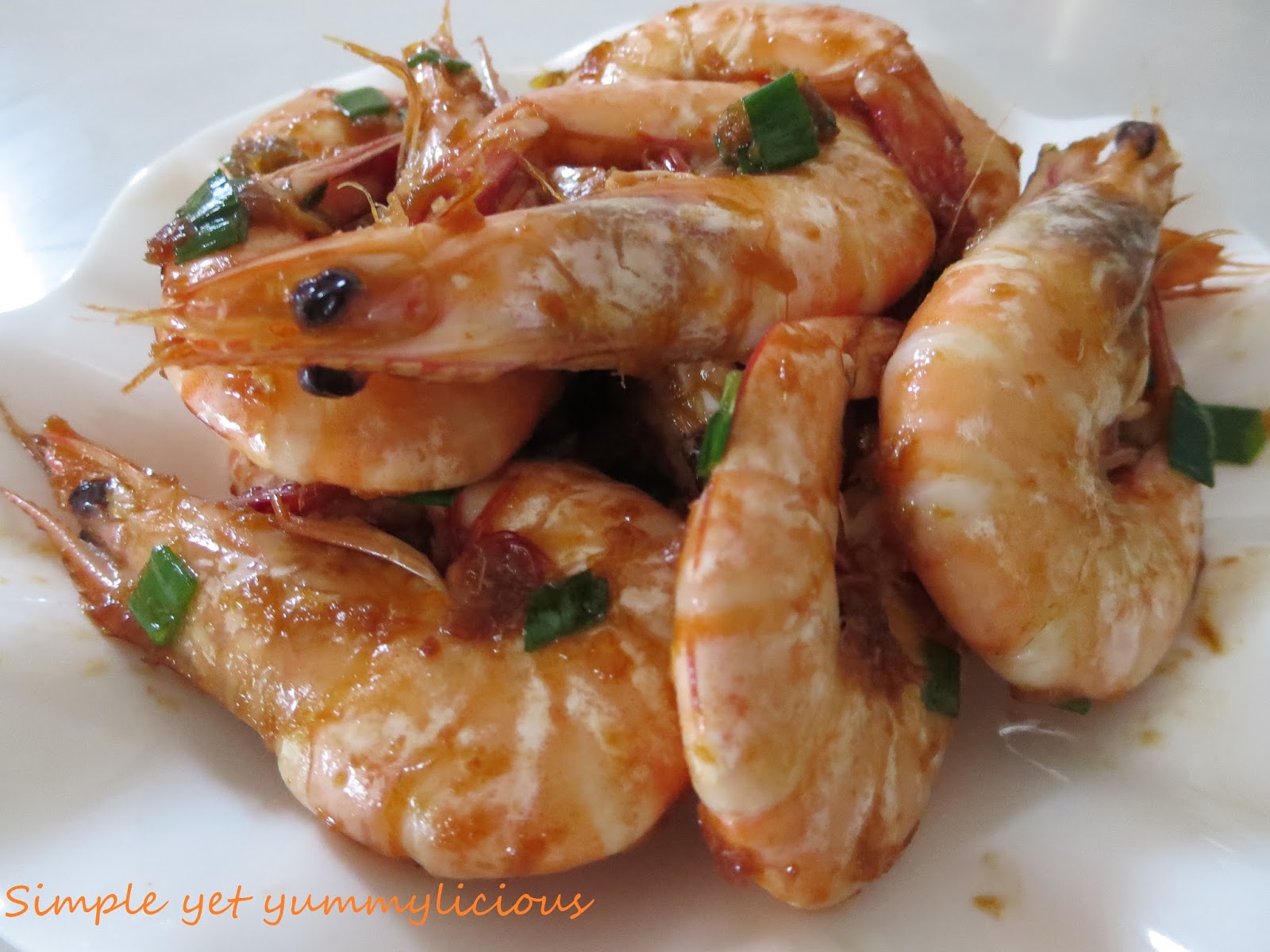 Simple yet yummylicious!: Pan-fried Prawns