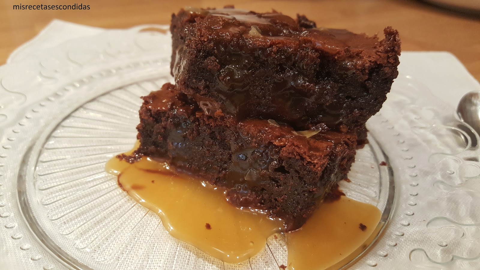 Mis recetas escondidas: ¡¡¡¡¡¡BROWNIE DE CHOCOLATE CON CARAMELO SALADO