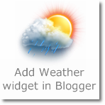 Add Weather widget in Blogger