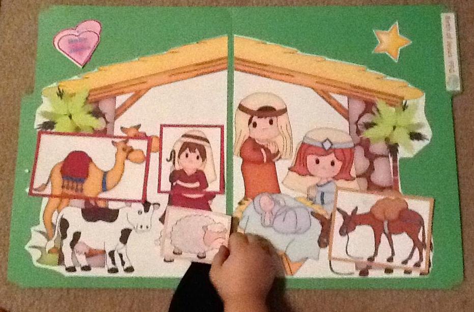 Birth of Jesus File Folder Game & More | Bible Fun For Kids