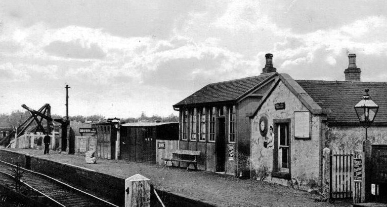 Tour Scotland: Old Photograph Railway Station Crook Of Devon Perthshire ...