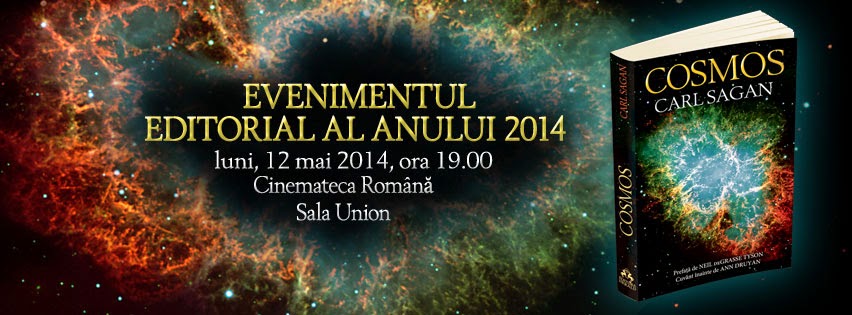 Eveniment editorial - Cosmos, de Carl Sagan - Pulbere de stele