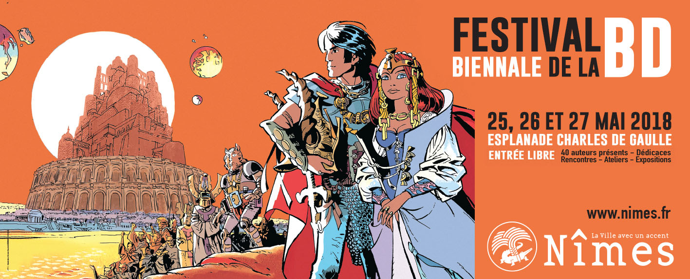 Jean Barbaud cartoons: FESTIVAL BD Nîmes