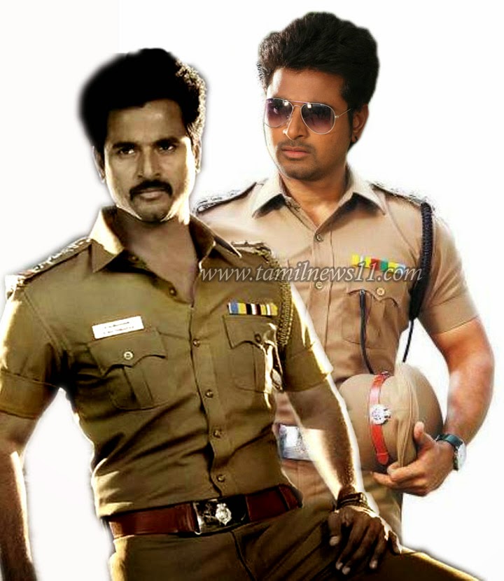 Actor Sivakarthikeyan: Actor Sivakarthikeyan Kakki Sattai police getup ...