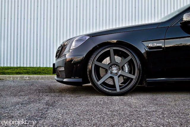 Mercedes-Benz E63 AMG on Stance Wheels SC-6 Slate Grey | BENZTUNING