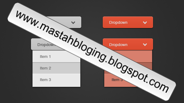 Tutorial Membuat Dropdown Menu Diblog - Template Blogspot Responsive