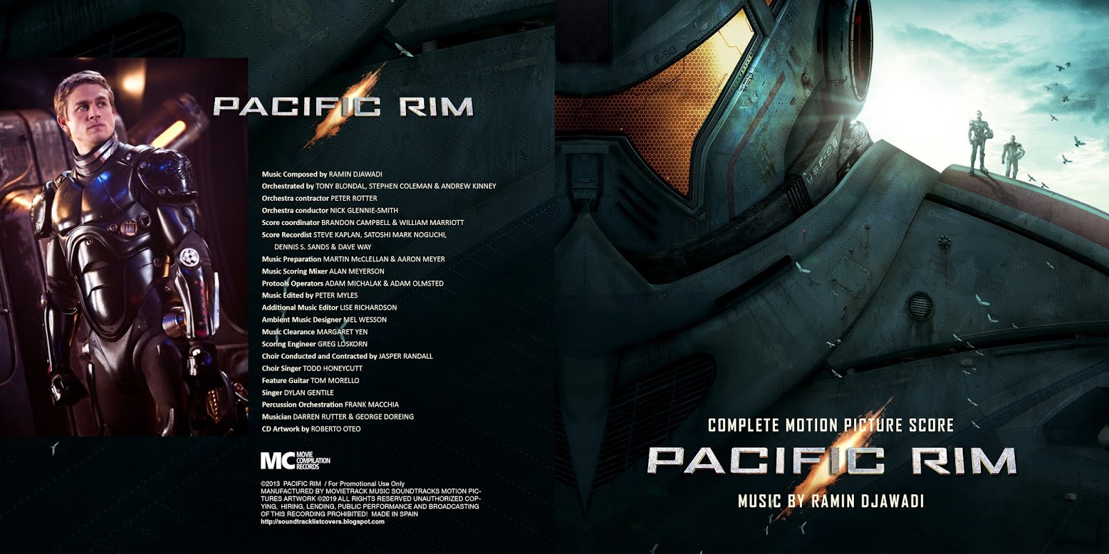 Soundtrack List Covers: Pacific Rim Complete (Ramin Djawadi)