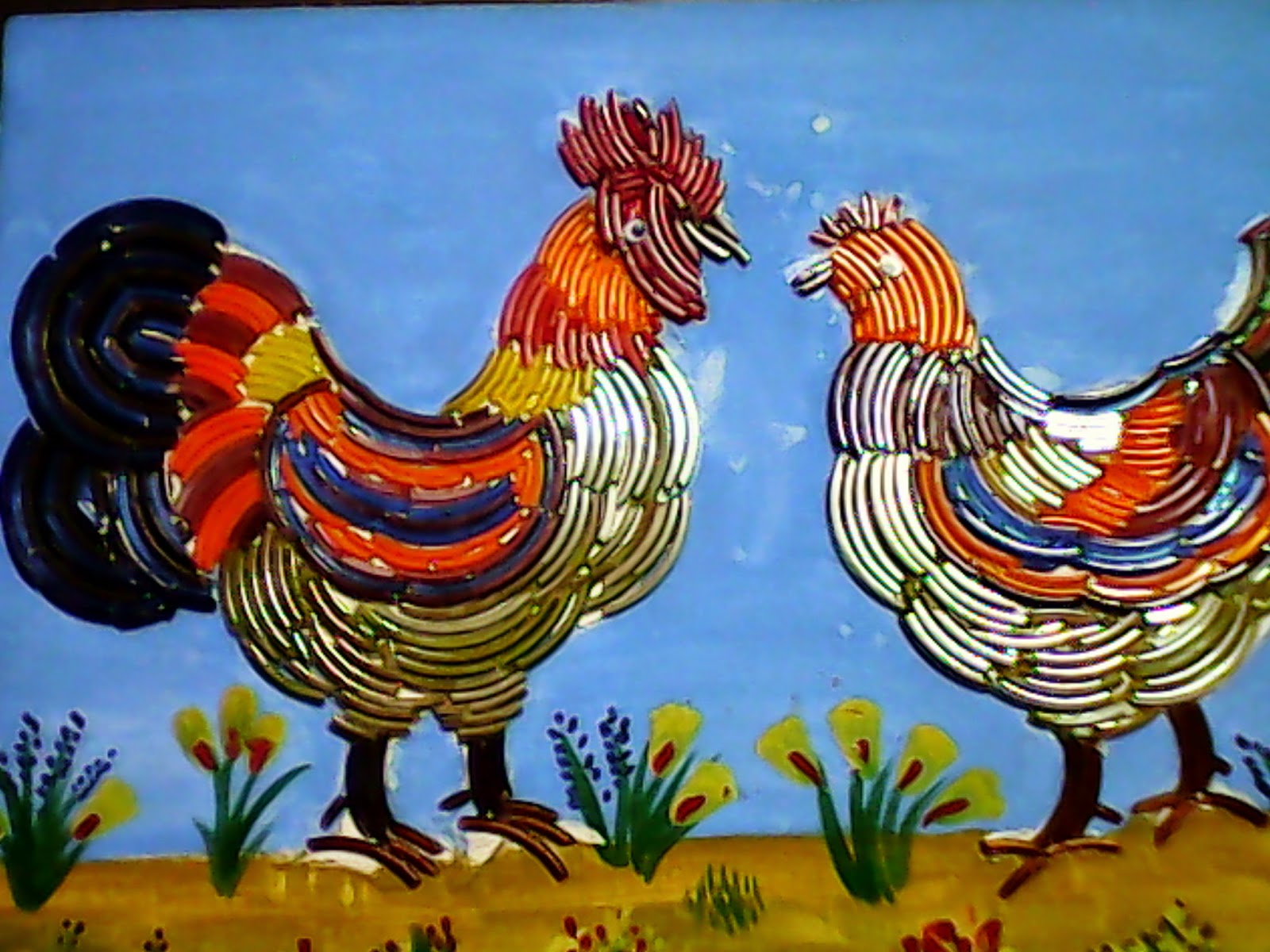 Broken Bangle Work | Hand Crafts Chennai