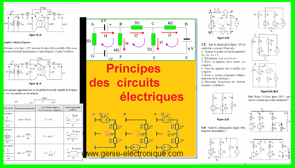 Principes des circuits électriques - génie électronique