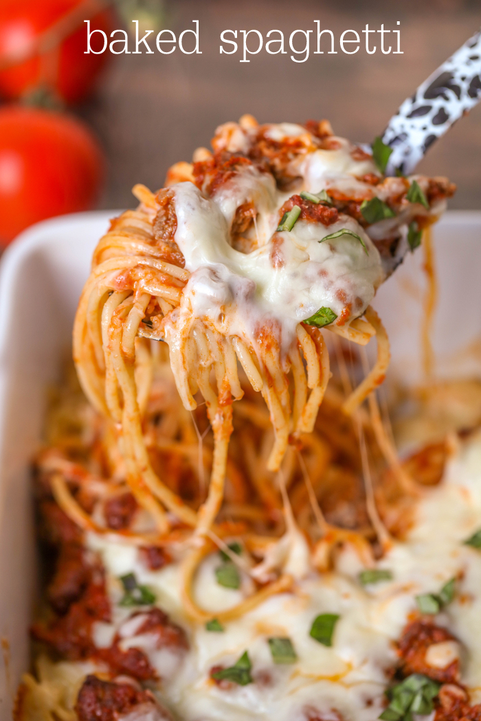 CHEESY SPAGHETTI BAKE - MARRY Recipes