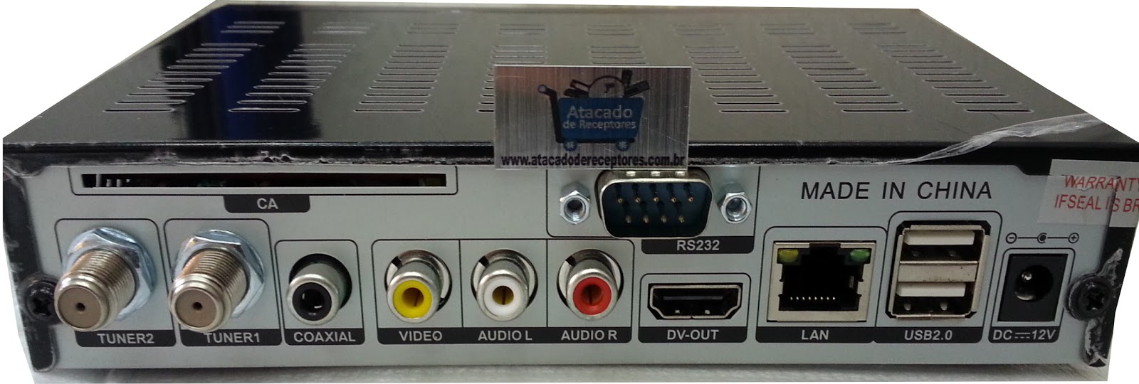 Atacado de Receptores : Tutorial de configuração do S1001 Azamérica.