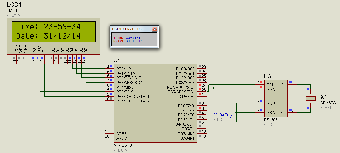 Code Bloges: Interface a RTC(Real Time Clock) with AVR Microcontroller ...